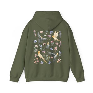 Cockatiel Hoodie for Bird Lover Hooded Sweatshirt Sweater, Cockatiel ...