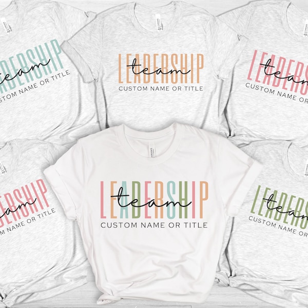 Tshirts for Leadership Team - Etsy