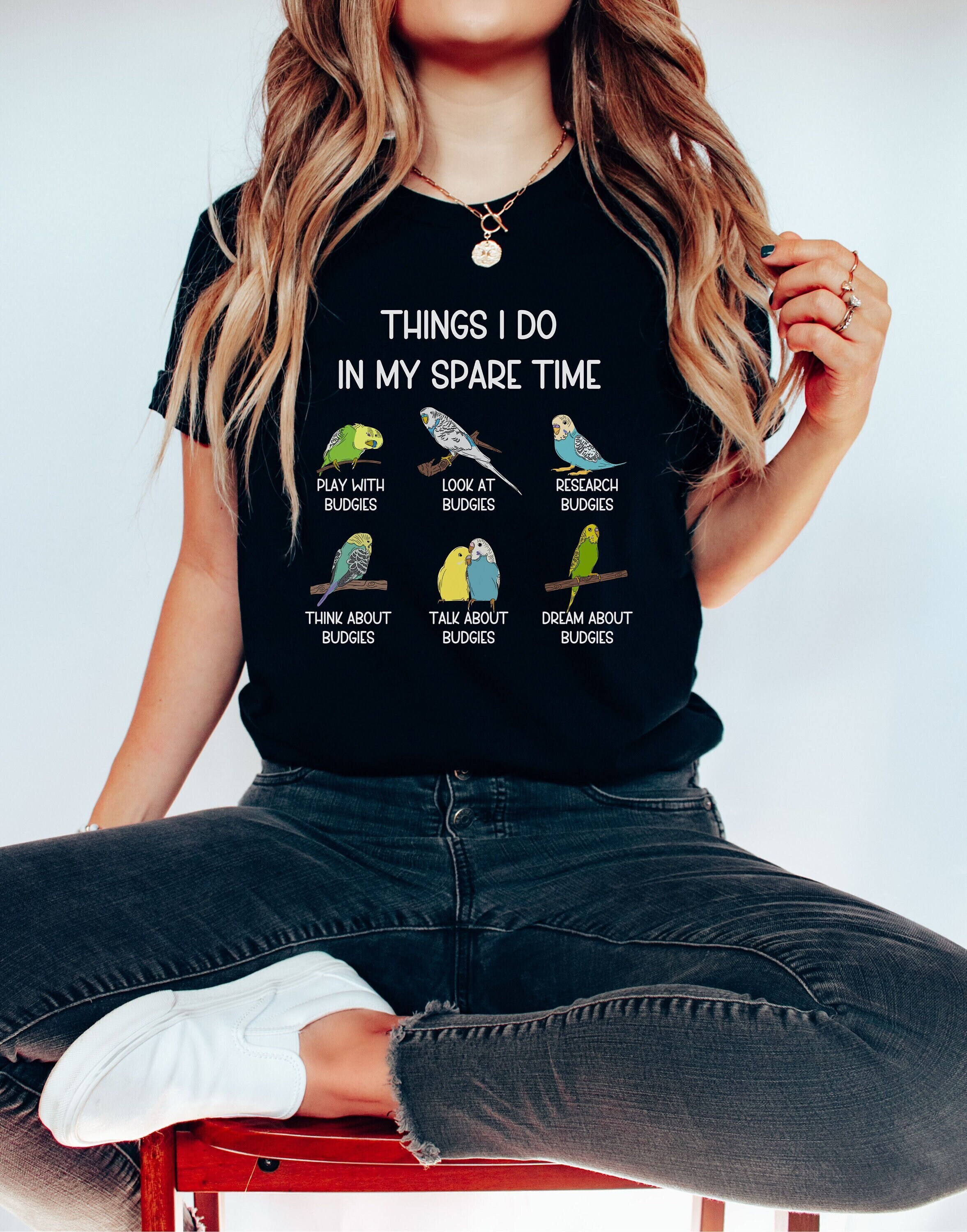 Budgie Shirt, Bird Lover Tshirt, Parakeet Budgie Mom Shirt, Budgie ...