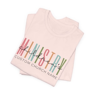 Ministry Shirt for Church Staff Personalized Matching Shirts, Sunday ...