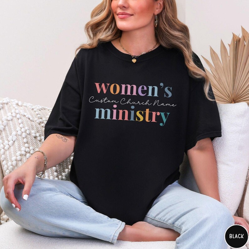 Personalized Women's Ministry Shirt, Custom Christian Tee, Childrens ...