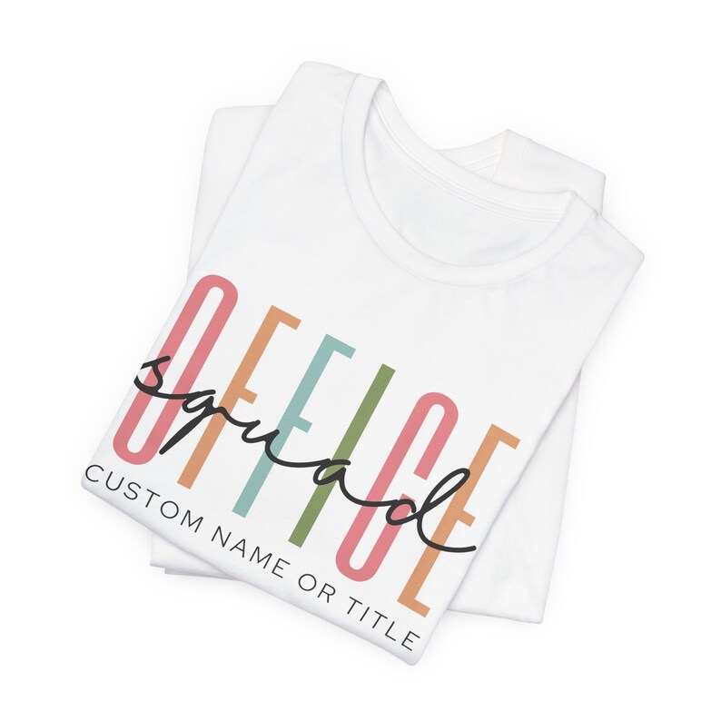 Office Squad Shirt for Administrative Squad, Office Team T-shirts ...
