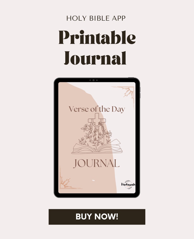 Bible Verse of the Day Journal - Etsy
