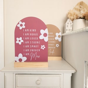 Personalised Daisy Flower Affirmation Arch by Evelet Designs - Etsy