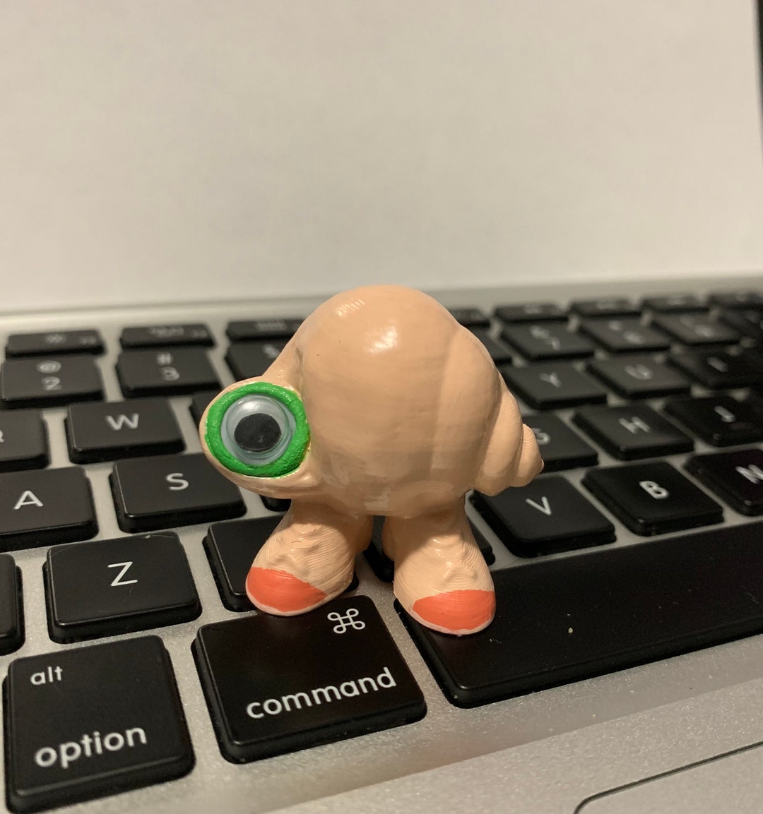 Life Size 3D Printed Marcel the Shell With Shoes On A24 - Etsy