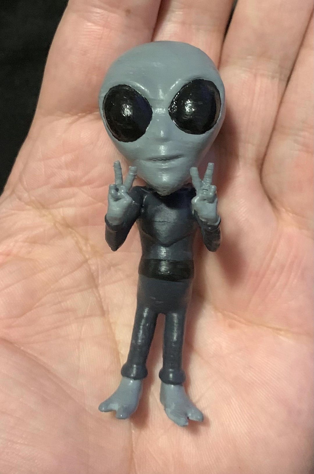 3D Printed Chill Alien Dude. - Etsy