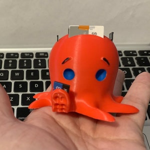 3D Printed Octopus SD Card Holder. - Etsy