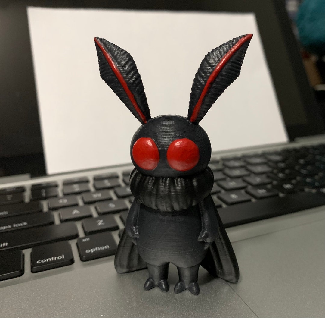3D Printed Chibi Mothman! - Etsy