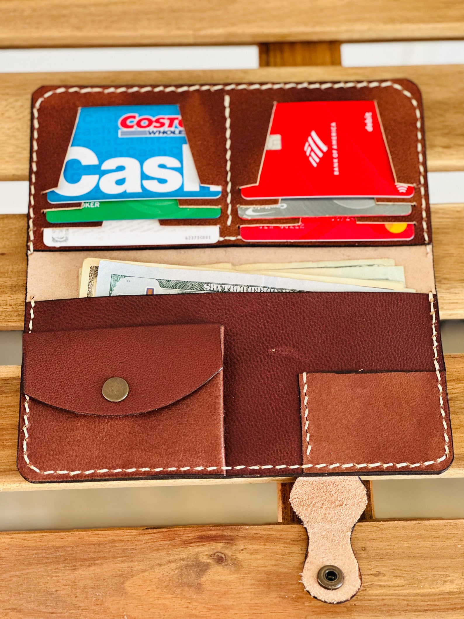 Personalized Handpaint Leather Women's Wallet With - Etsy