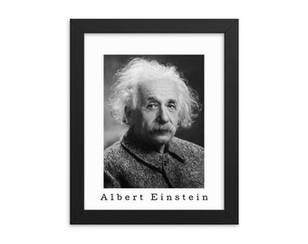 Albert Einstein Digital Download Theoretical Physicist Portrait AI Generated Art Print Printable ...