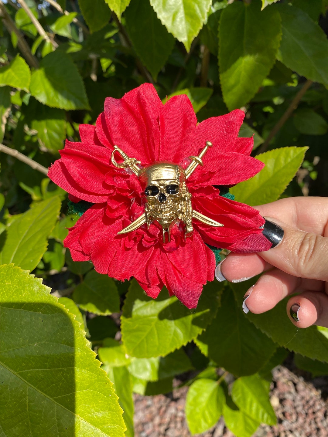 Pirate Red Hair Flower - Etsy
