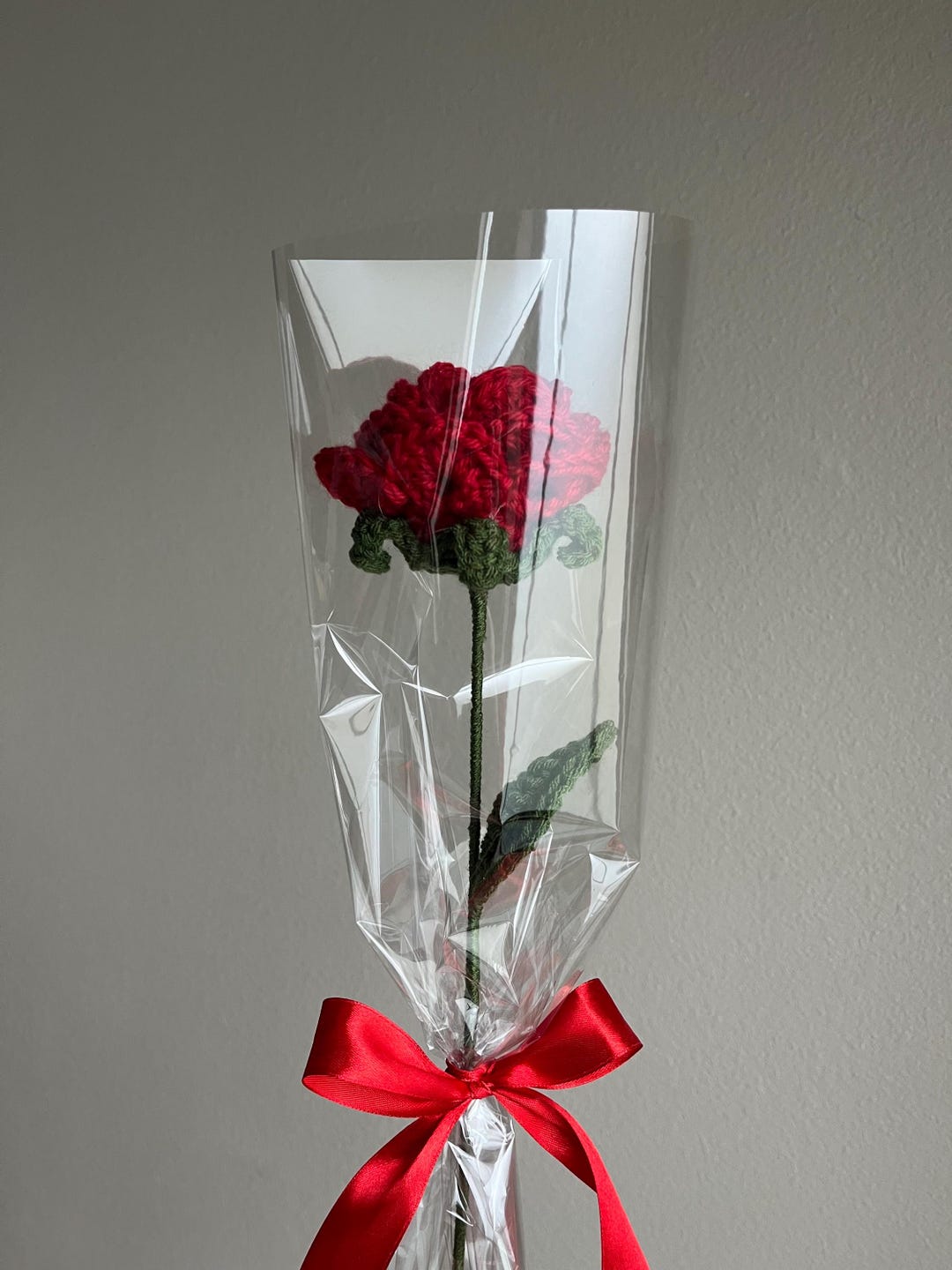 Single Red Rose - Etsy