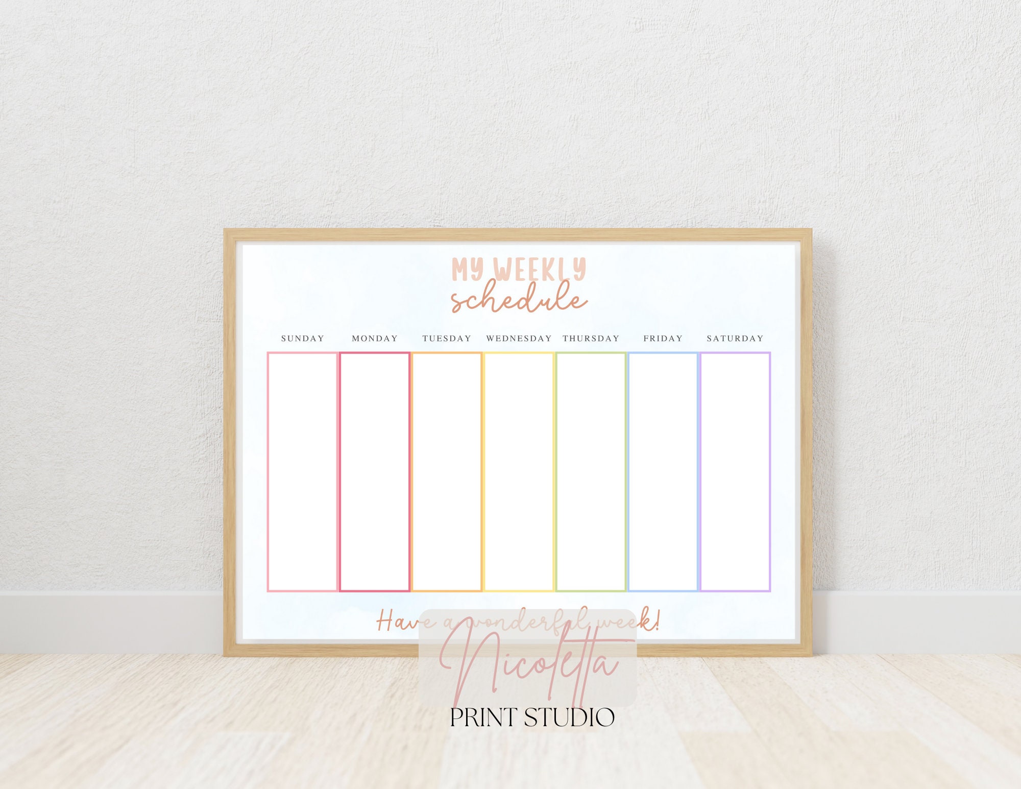 Kids Printable Stationery, Morning Routine Checklist, Printable ...