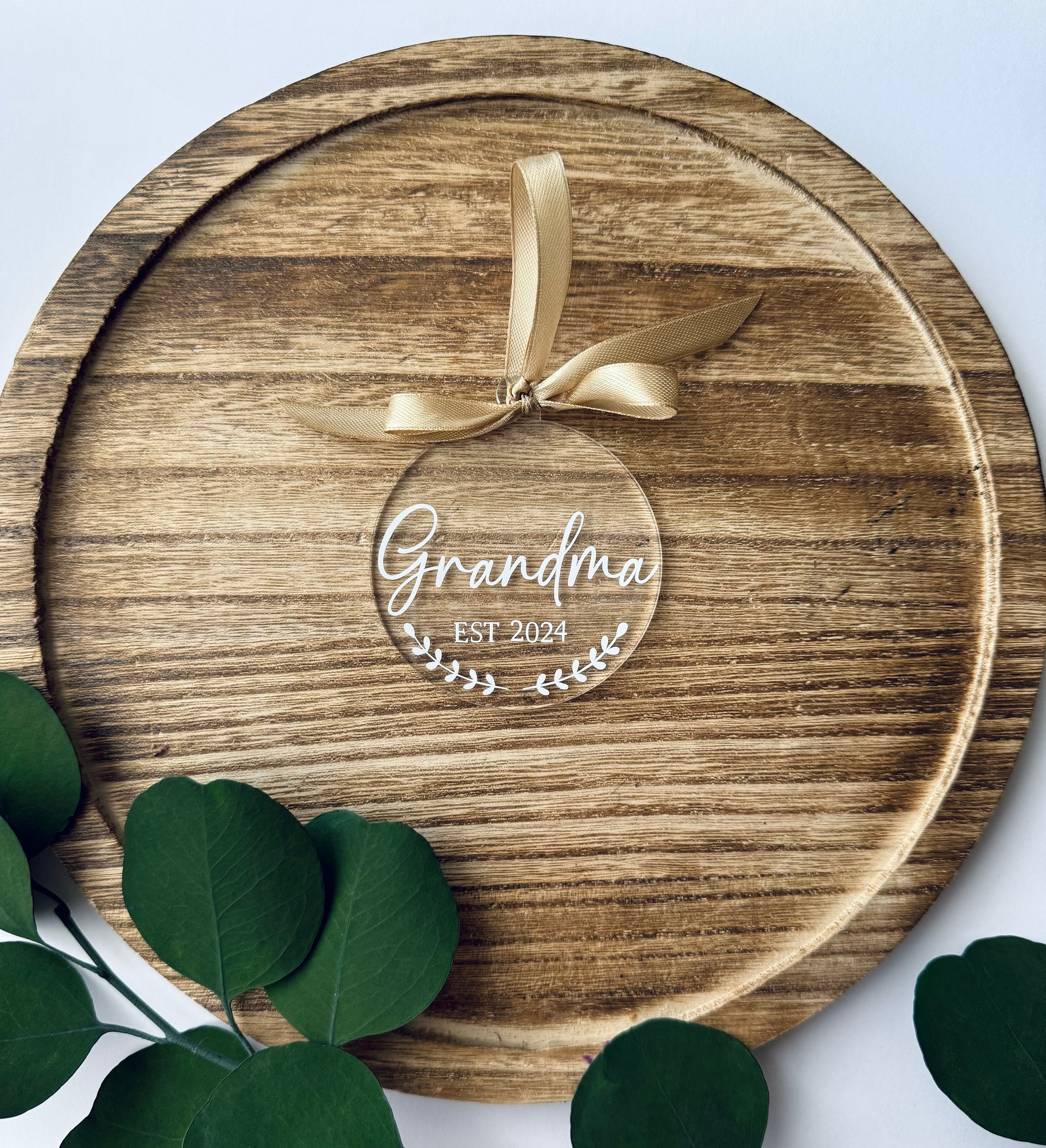 Custom Grandparents Ornaments Grandparents Christmas Gift Acrylic ...