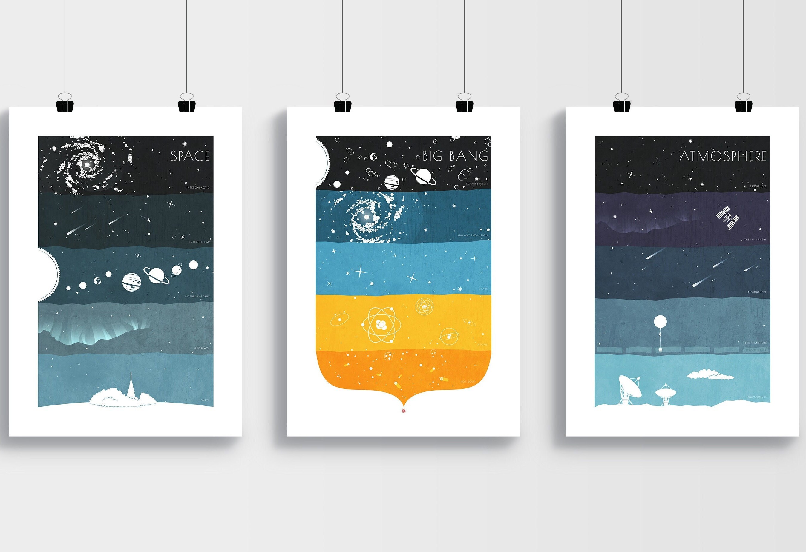 Ocean Wall Art, Science Infographic Print for Marine Lovers and ...