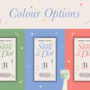 Stag and Doe Invitation | Fully Editable Template - Etsy