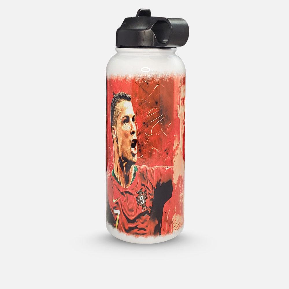 Custom CR7 Cristiano Ronaldo Portugal-inspired Water Bottle - Etsy