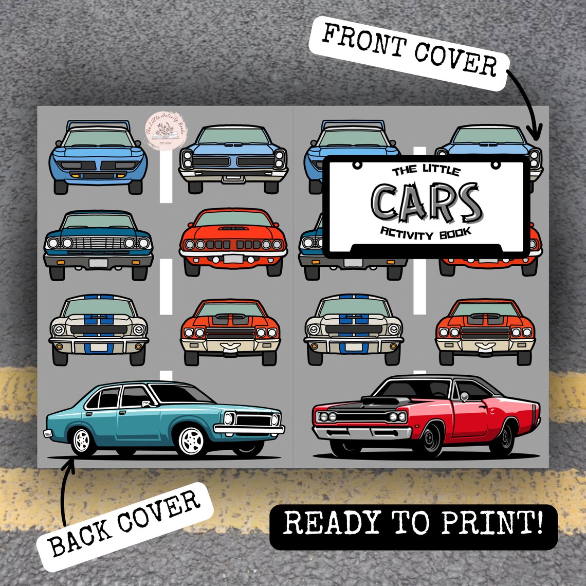 Cars Activity Book for Kids Instant Digital DL Fun Activities for Cars ...