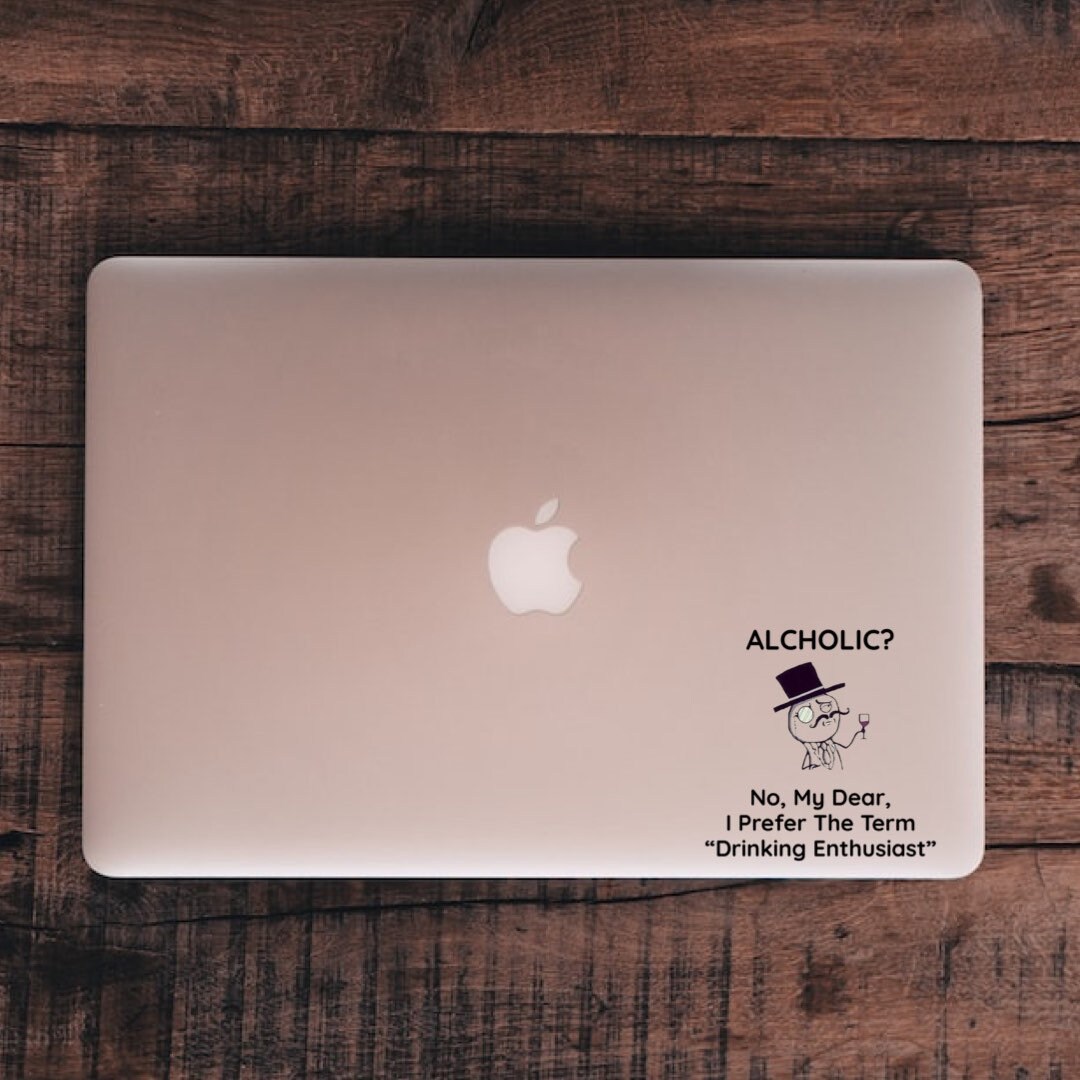 Funny Drinking Meme Sticker 4x4 for Laptop Phones Tablet Cars and More ...