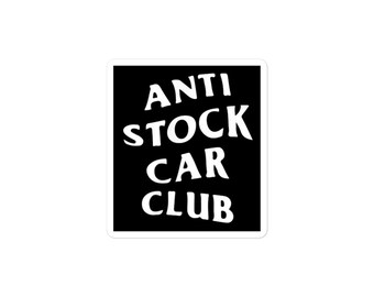Anti Stock Car Club - Etsy