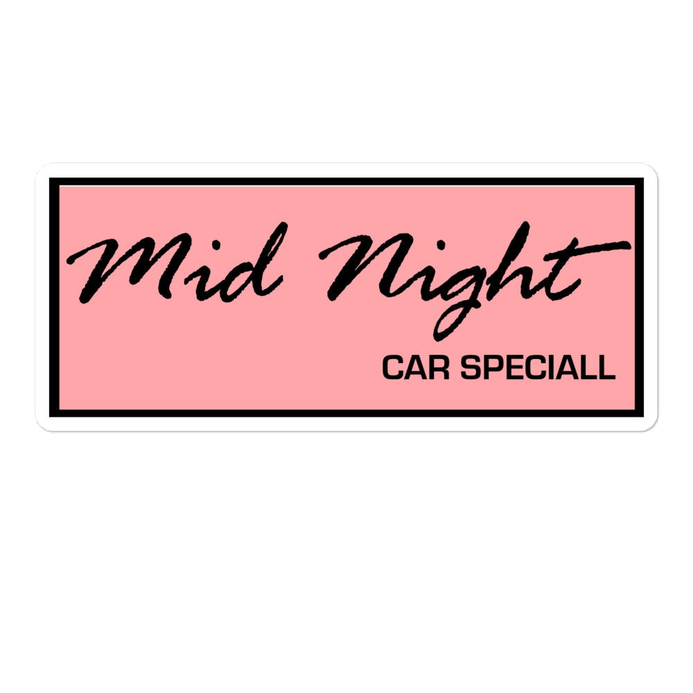 Mid Night Club Car Club Waterproof Sticker - Etsy