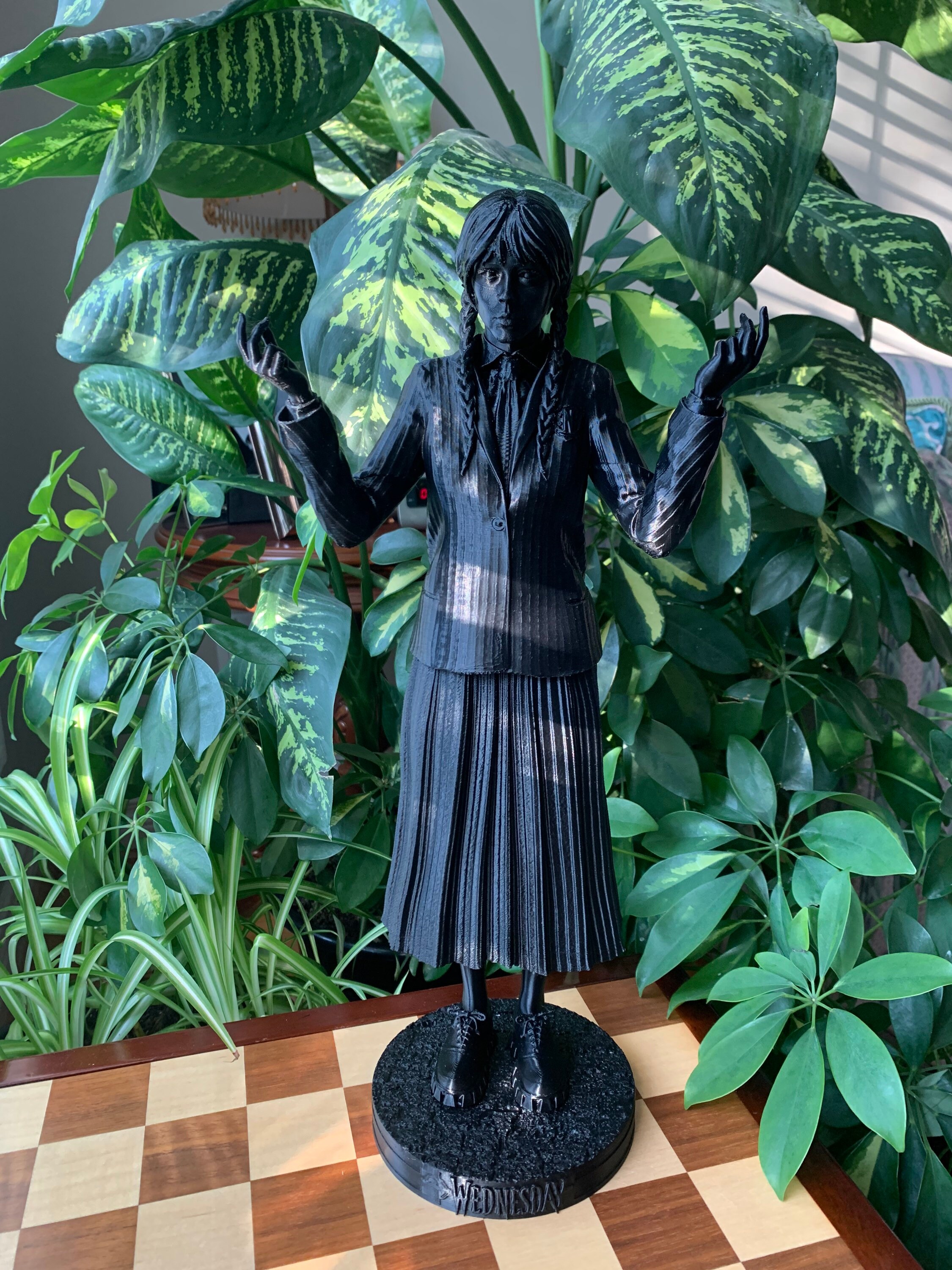 Wednesday Addams Sculpture Statue - Etsy