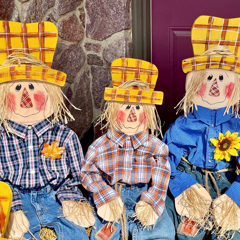 Fall Scarecrow Decor - Etsy