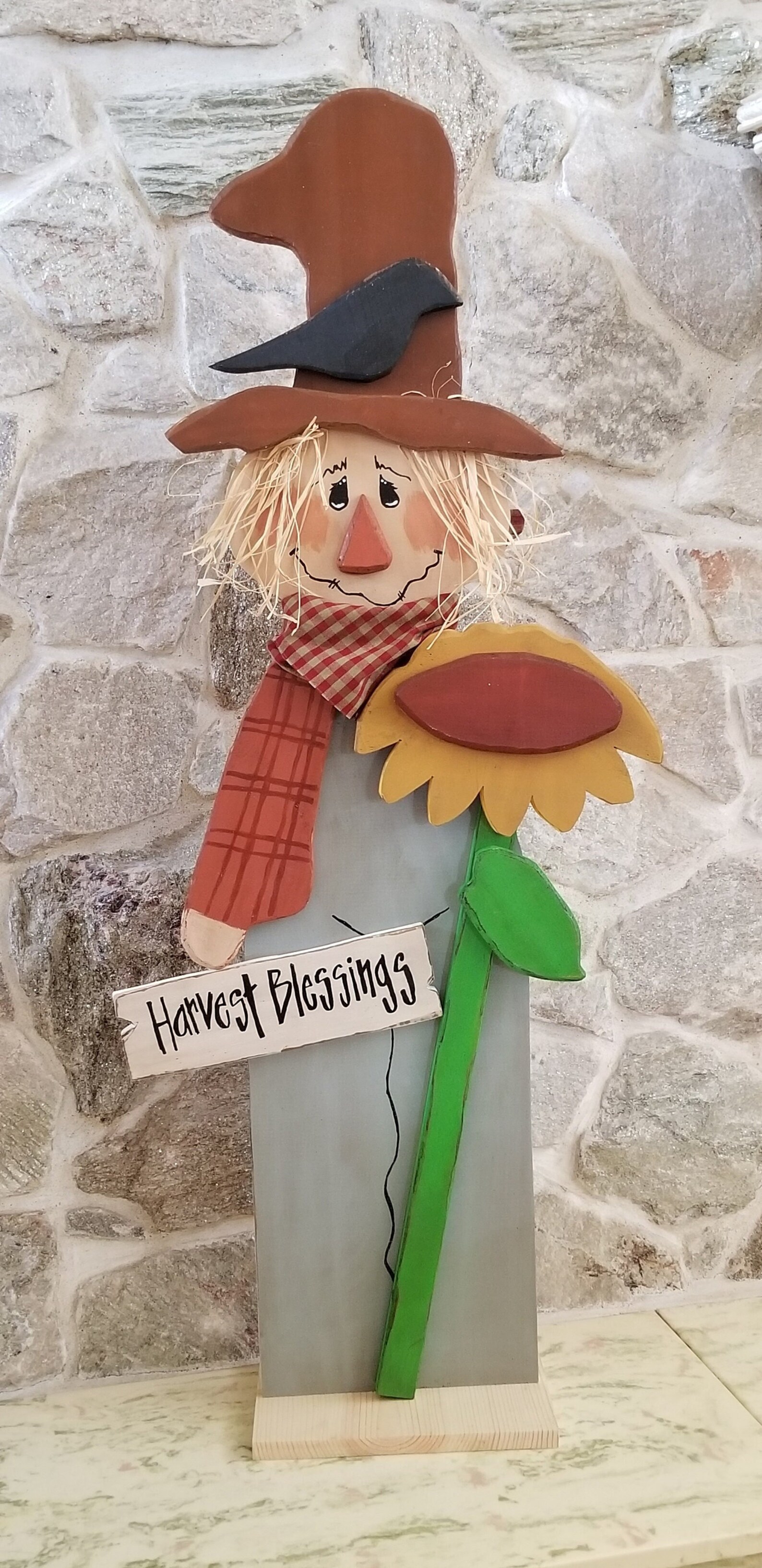 Scarecrow Porch Decor, Greeter Primitive Fall Decor, Fall Porch, Fall ...
