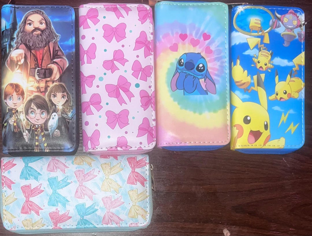 Different/character Wallets - Etsy
