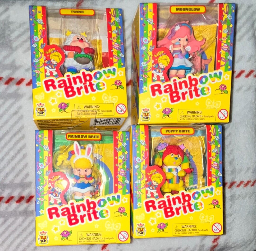 New Easter Rainbow Brite Chaebee Figures - Etsy