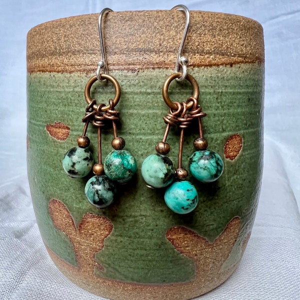 Turquoise and Copper - Etsy