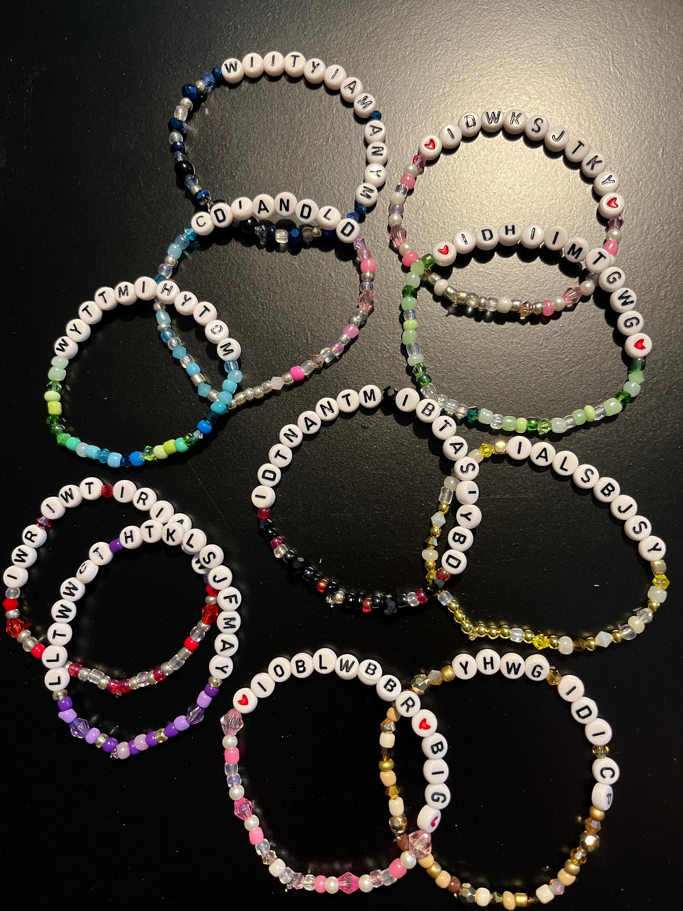 Taylor Swift Eras Tour & Movie Bracelets. Swifty Making Beautiful ...