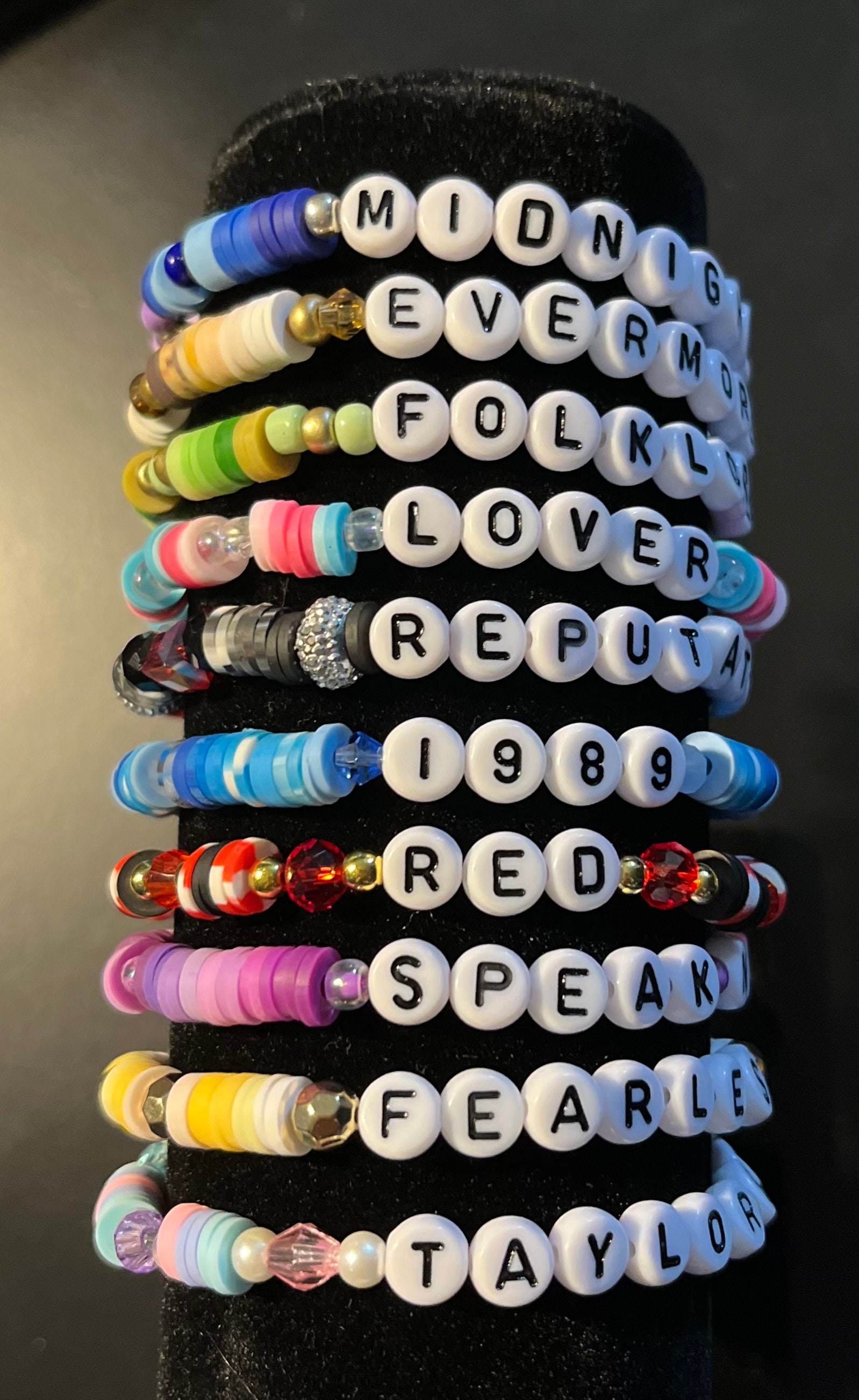 Taylor Swift Eras Tour & Movie Bracelets. Swifty Making Beautiful ...