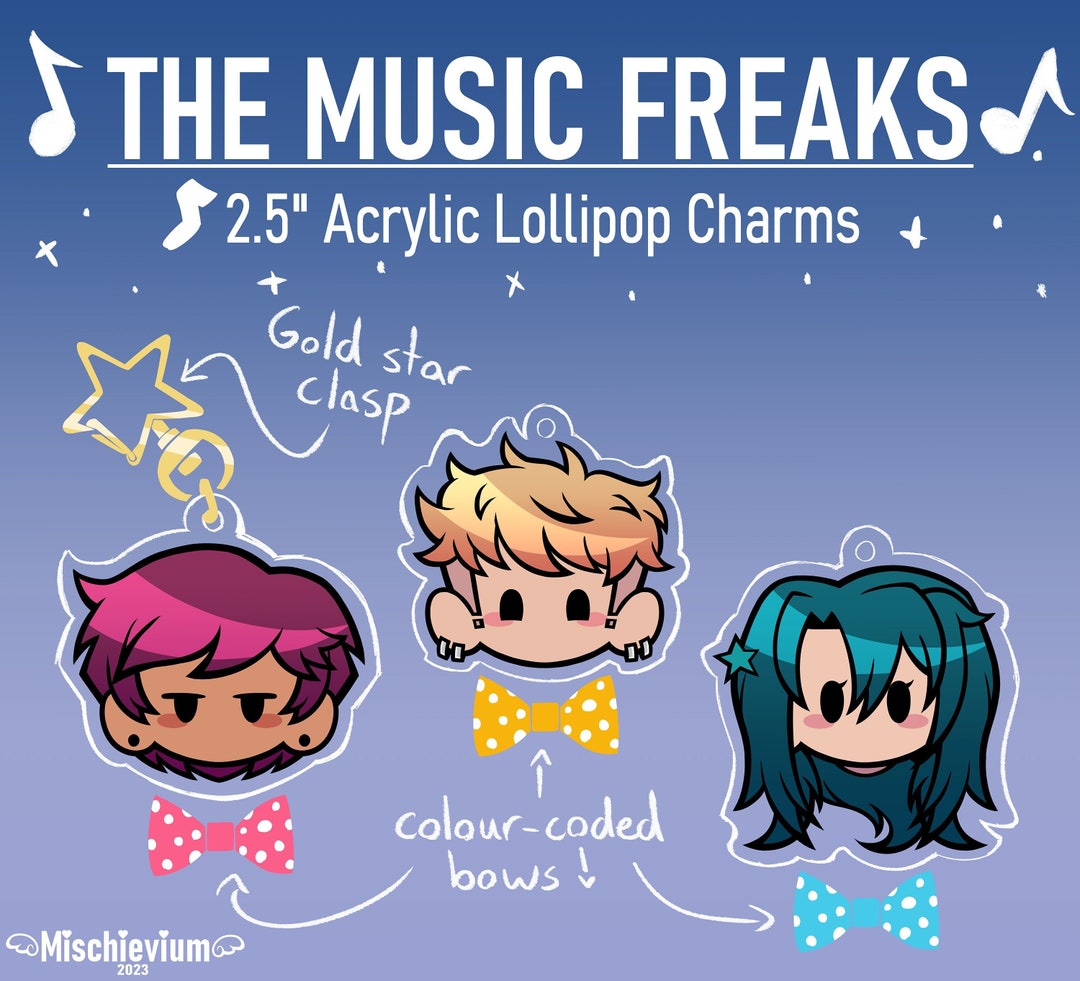 TMF - Drew, Jake, & Hailey // Acrylic Lollipop Charms [PRE-ORDERS] - Etsy