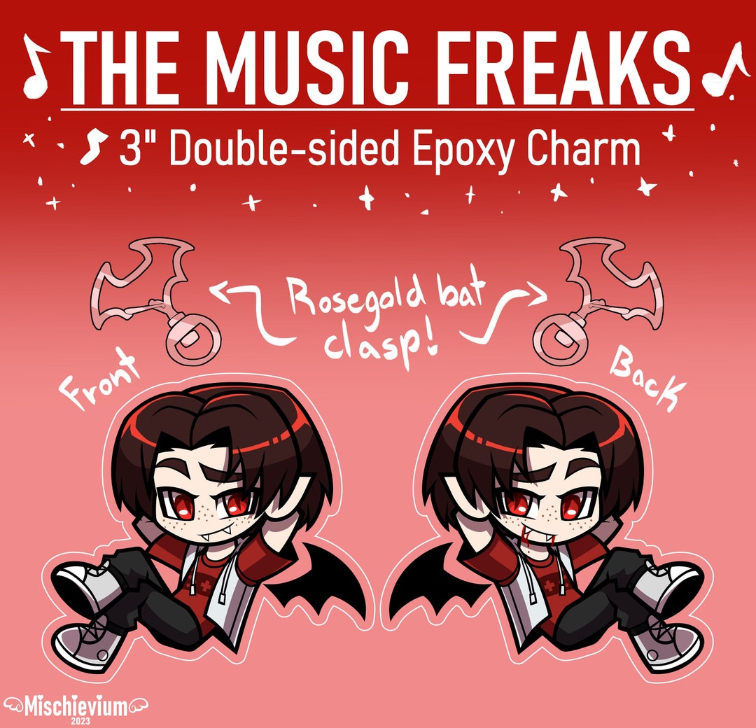 TMF Vampire Liam // Epoxy Charm PRE-ORDERS - Etsy