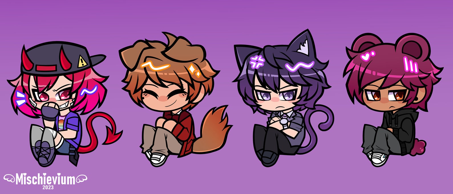 TMF Animal Milly, Luke, Zander, & Drew // Epoxy Charms PRE-ORDERS - Etsy