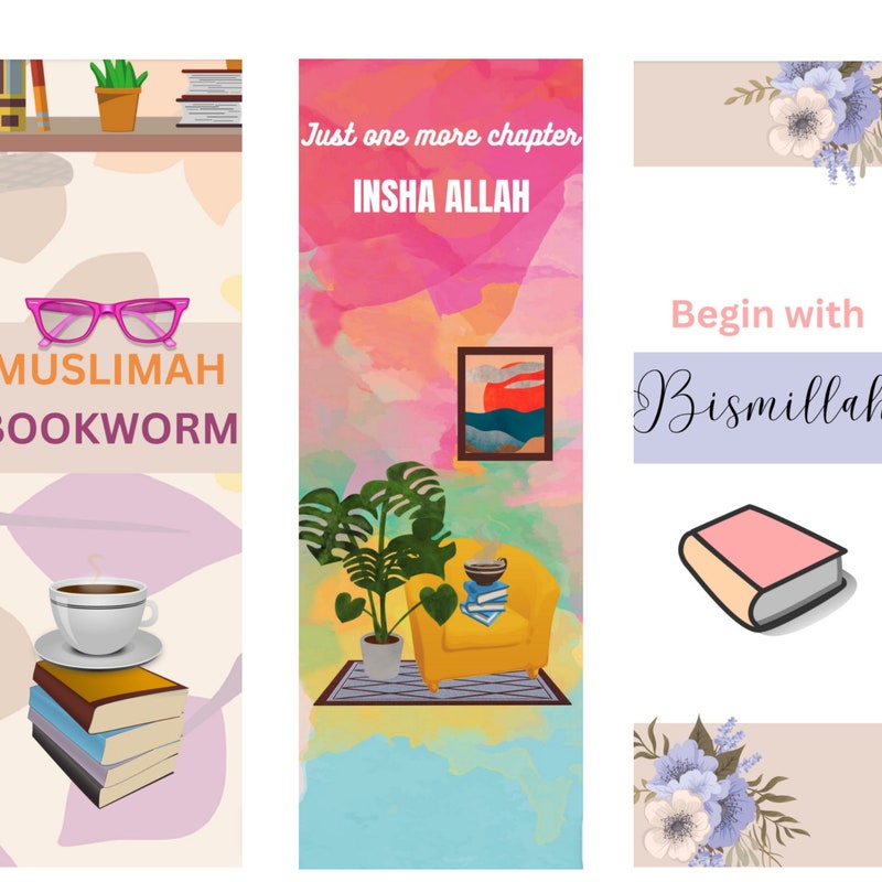 Islamic Bookmarks - Etsy