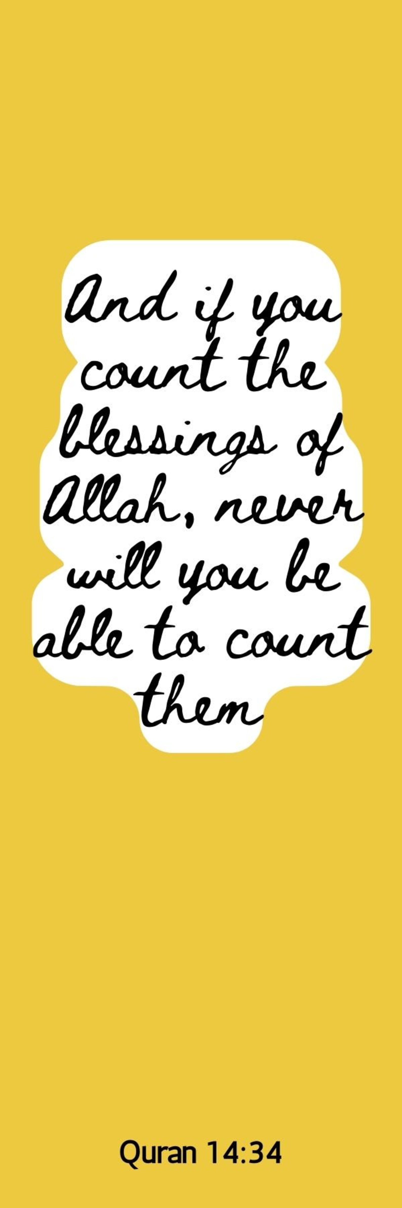 Islamic Printable Bookmarks Quran Verses Gratitude Set of 5 Digital ...