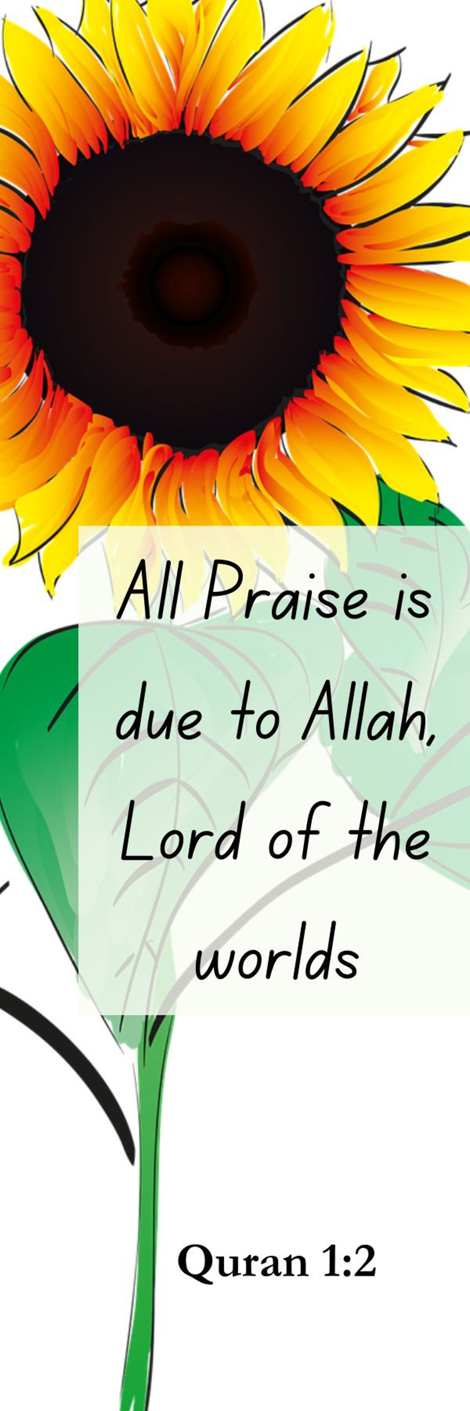 Islamic Printable Bookmarks Quran Verses Gratitude Set of 5 Digital ...