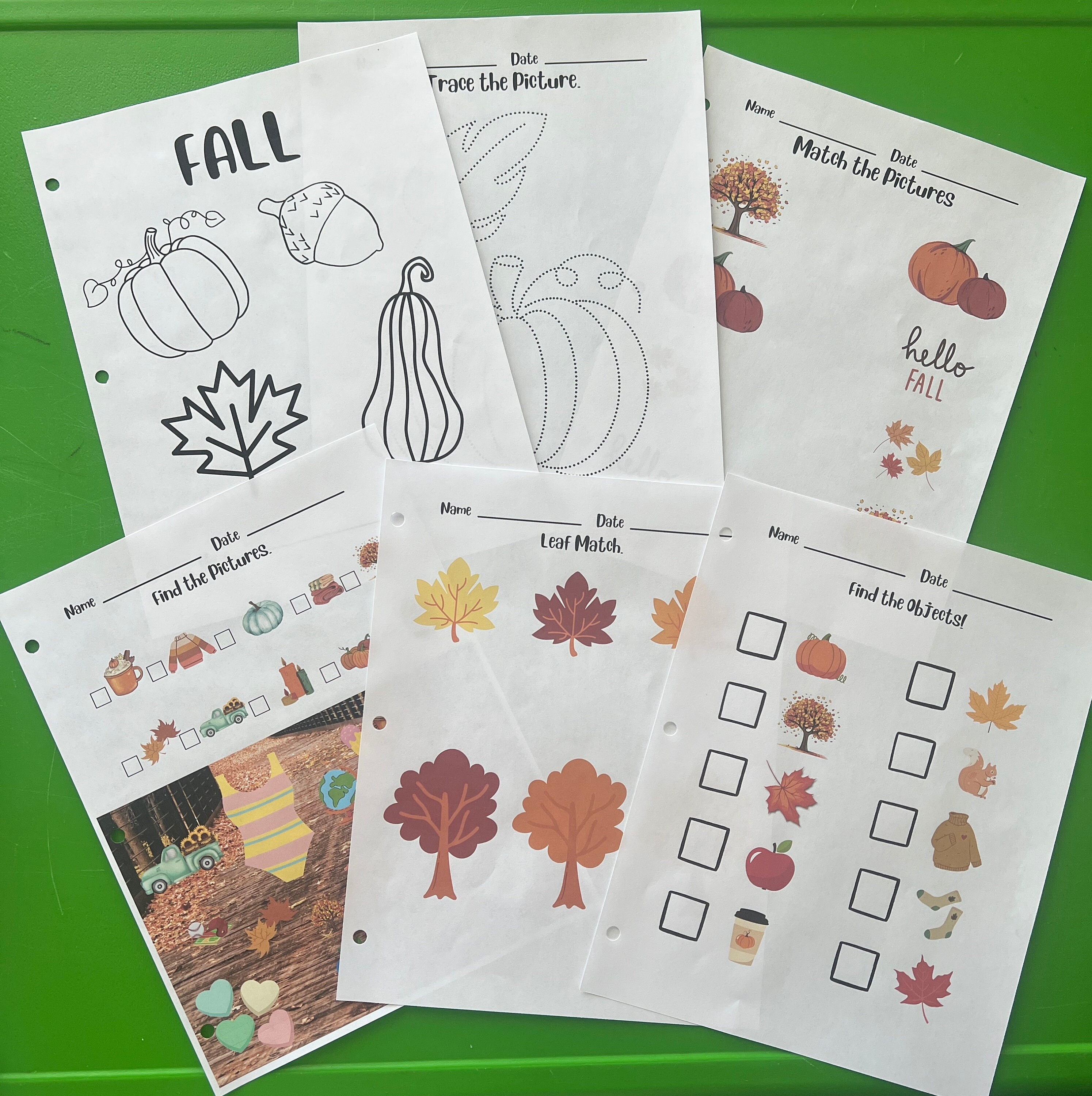 Mads4learning Fall Bundle Preschool Homeschool Curriculum Includes Back ...