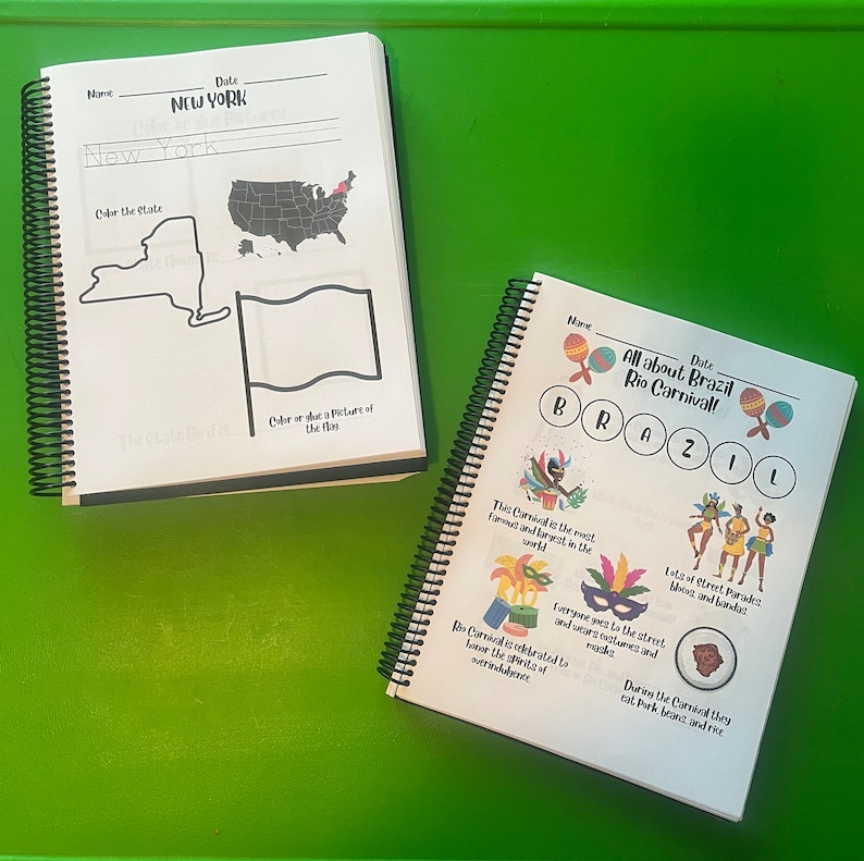 Mads4learning Travel the 50 States Curriculum Packet Preschool to ...