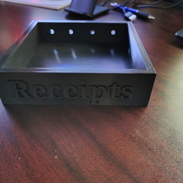 Receipt Box - Etsy