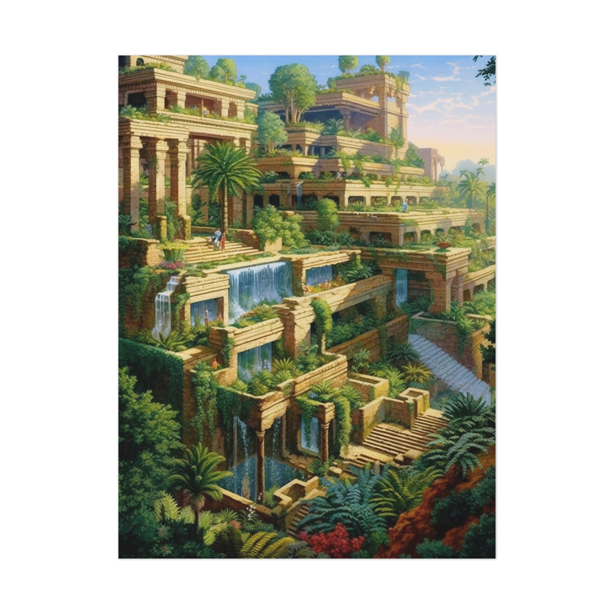 The Hanging Gardens Of Babylon Model