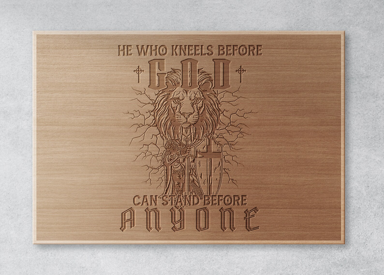 He Who Kneels Before God Can Stand Before Anyone Svg, Jesus Svg, Lion ...