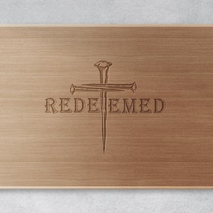 Redeemed Svg, Cross Nails Svg, Faith Svg, Christian Cross, Religion Svg ...