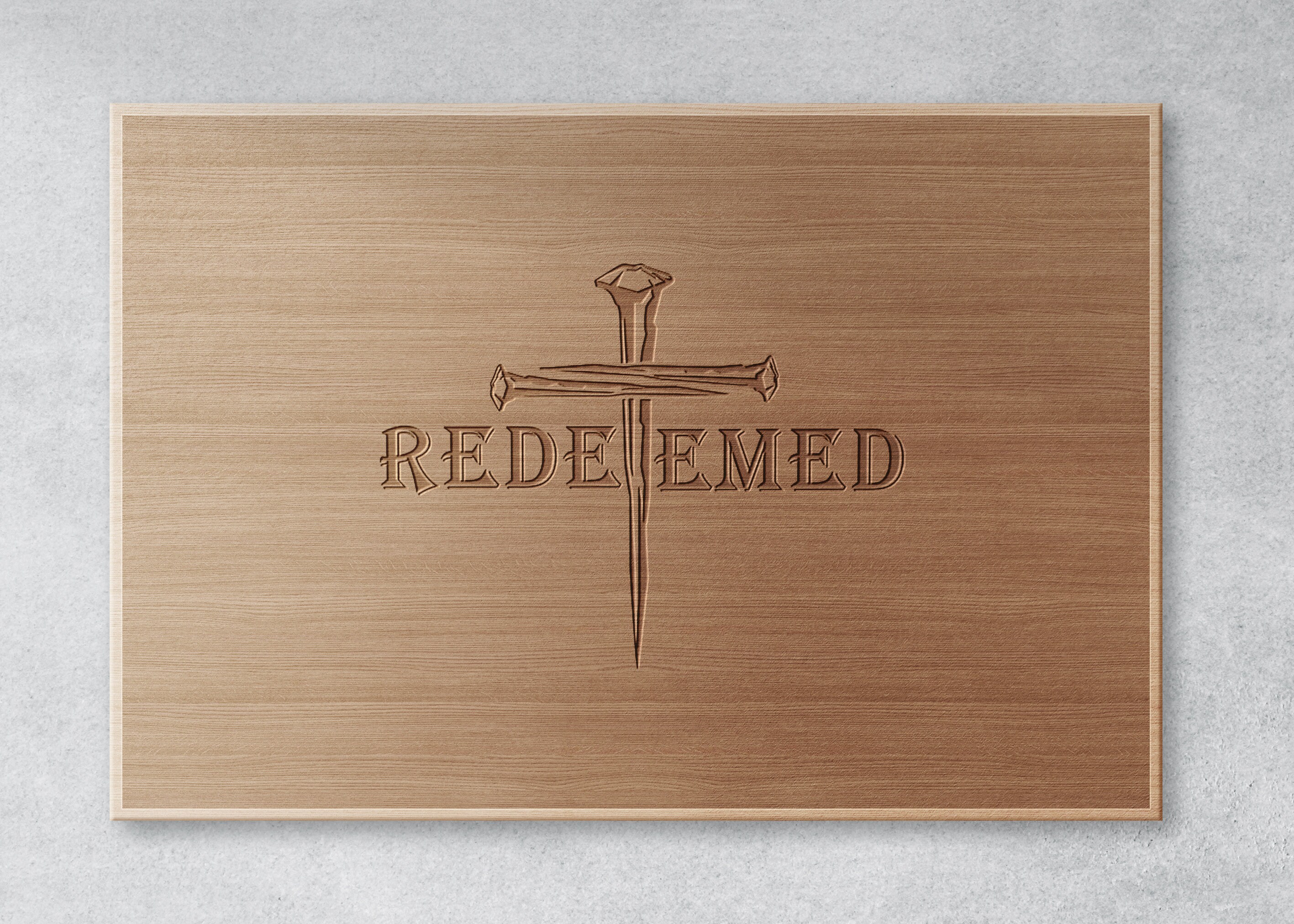 Redeemed Svg, Cross Nails Svg, Faith Svg, Christian Cross, Religion Svg ...