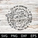 Jesus Svg, There Was Jesus Svg, Christian Svg, Faith, Cross Wildflowers ...