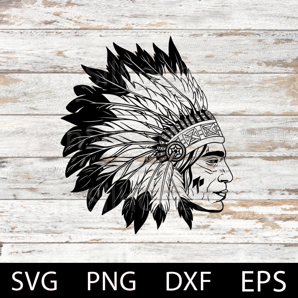 Native American Svg, American Indian Laser Cut File, Indigenous People ...