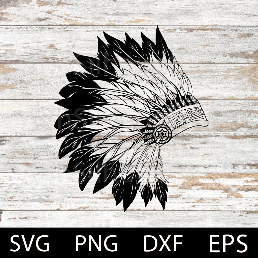American Indian Svg, Native American, American Indian Laser Cut File ...