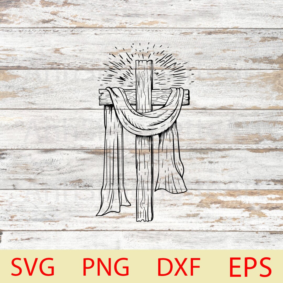 Cross Svg Cut File, Faith Svg, Vintage Christian Cross, Cross Hand ...